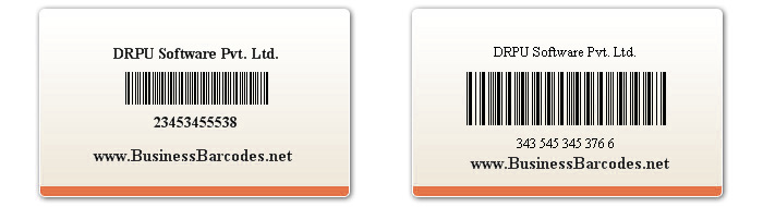 Linear Codabar Barcode Font generate by Business Barcodes ...