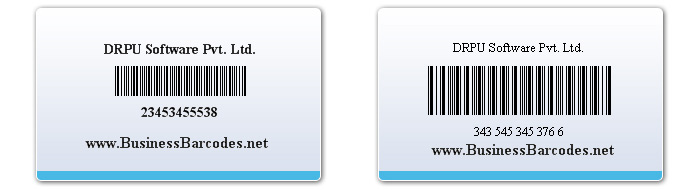 Linear Codabar Font generated by Business Barcodes - Professional Edition